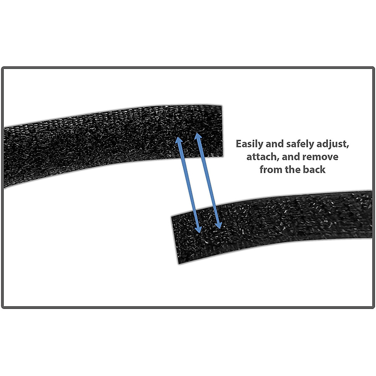 Jacob Alexander Infant's Toddler's 8" Pretied Solid Color Hook and Loop Band Tie (Black)