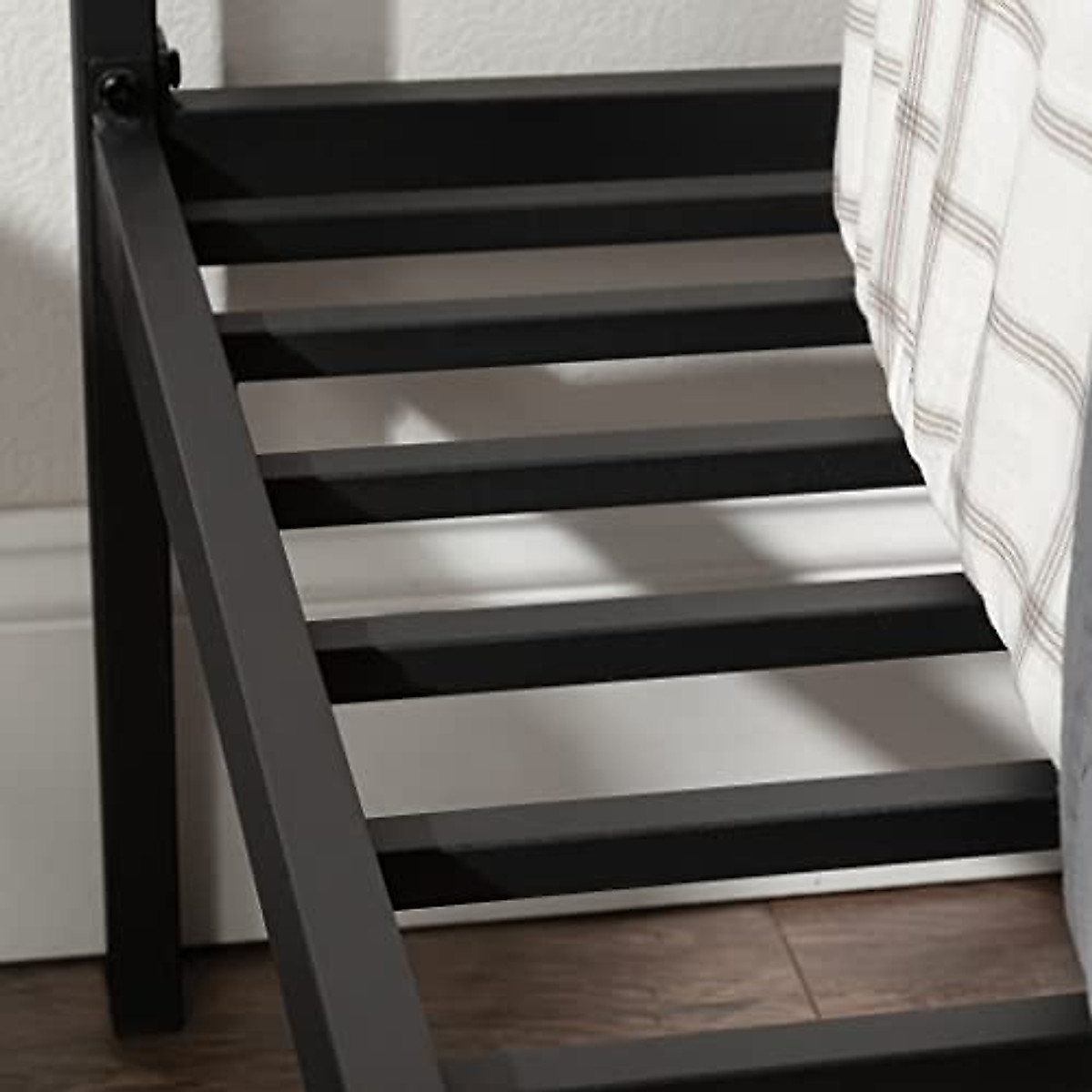 Sauder Cannery Bridge Queen Platform Bed, Black Finish