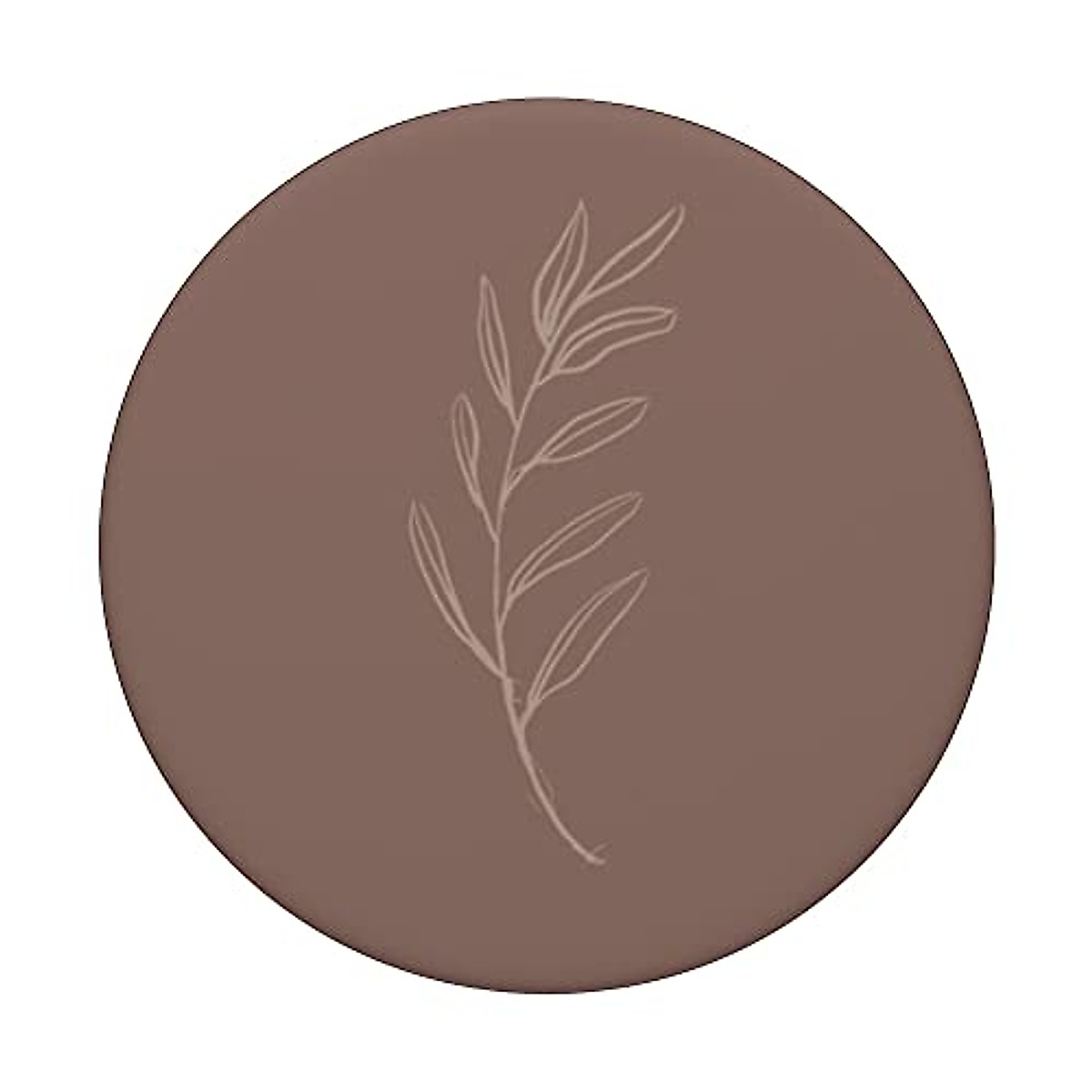 Desert Taupe Boho Botanical Wildflowers PopSockets Swappable PopGrip