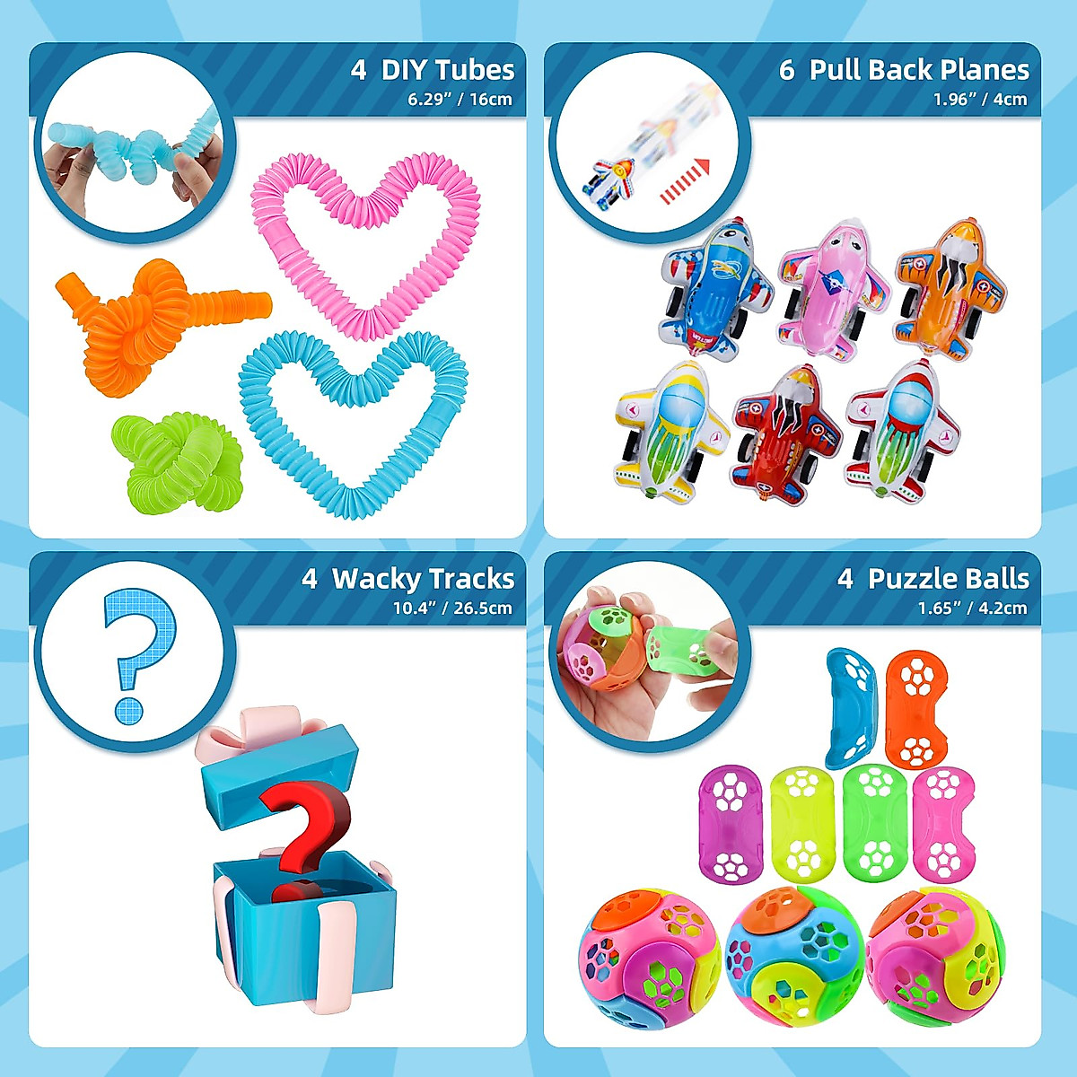 nicknack 200PCS Party Favors Kids Goodie Bag Fillers Toy Assortment Party Prizes Box for Classroom Treasure Prizes box Toys Small Fidget Toy Gifts for Boys Girls