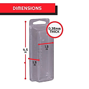 EVORETRO Loose Action Figure Display Case [50-Pack] Retro Plastic Blister Protective Case for 3.75 in Star Wars, Motu, Marvel, GI Joe Toy Figures, Scratch Resistant, Archive Grade, UV Resistant