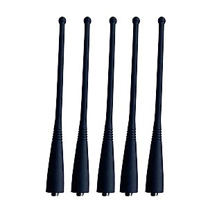 5 x UHF 806-941 MHz Whip Antenna for Motorola HT1000 MT1500 MTS2000 MTX850 MTX8000 MTX9000 GTX XTS 2500 3000 3500 5000 Portable Two Way Radio