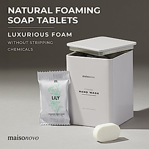 MaisoNovo 12-Pack Lily Scent Foaming Hand Soap Tablets