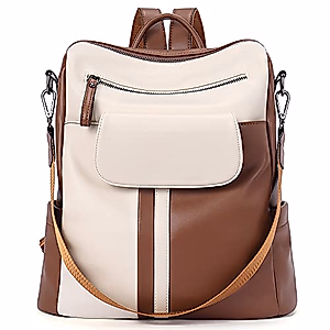 CLUCI Backpack Purse for Women Large Leather Travel Convertible Fashion Designer Ladies Purse