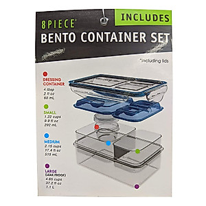 Expandable Lunch Pack Ultra Arctic Zone Plus 4 Containers with lids and 2 Ice Packs (blue light blue)