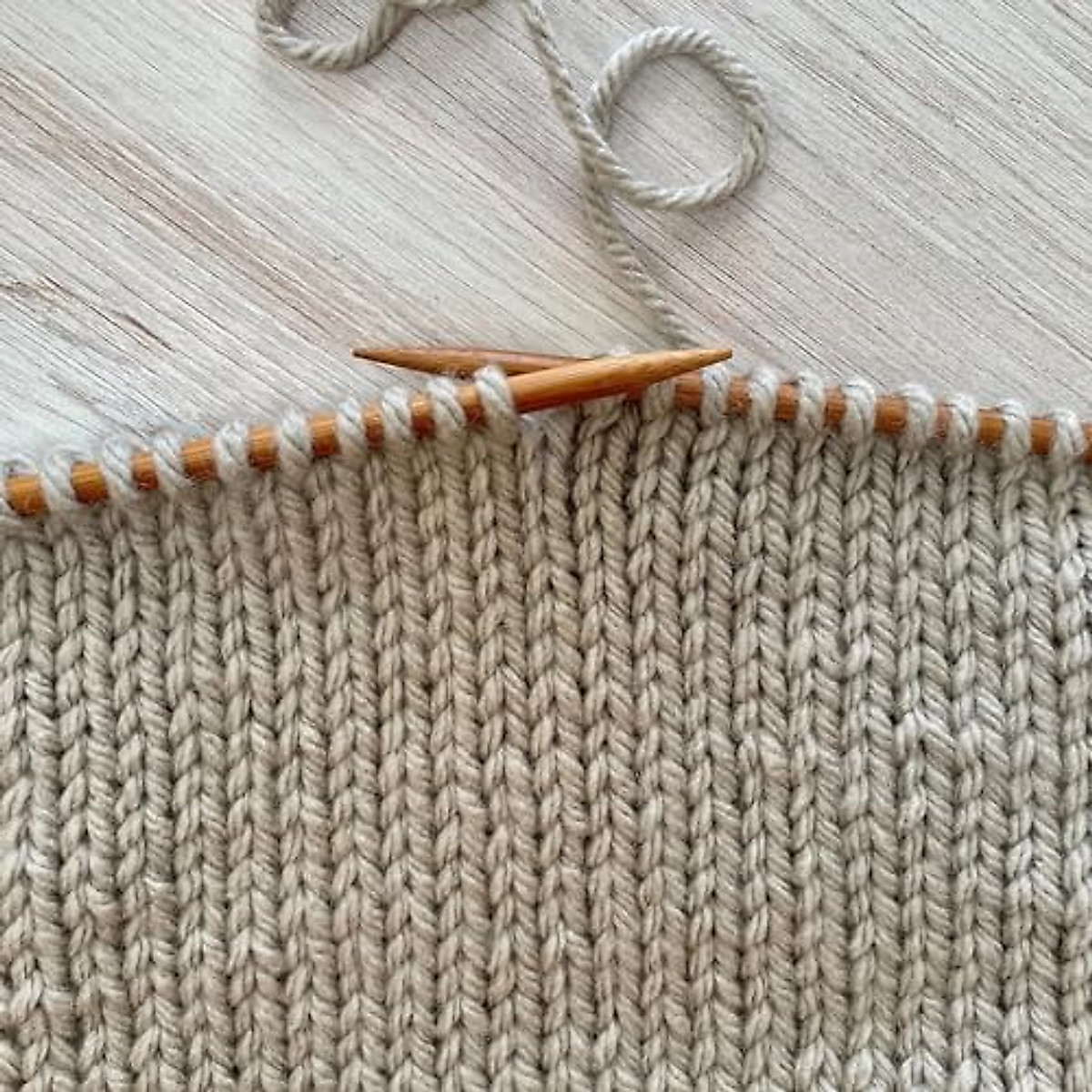 Lion Brand Hue + Me Yarn for Knitting, Crocheting, and Crafting, Bulky and Thick, Soft Acrylic and Wool Yarn, Salt (3-Pack).