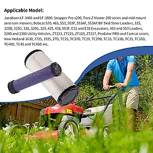 AWSZH M131802 Inner Outer Air Filter Cleaner Replace For 25 083 01-S 25 083 04-S Kohler Kawasaki 11013-7019 11013-7044 11013-7045 M131803 Kubota TA040-93220 TA040-93230 P822858 P821575 Lawn Mover