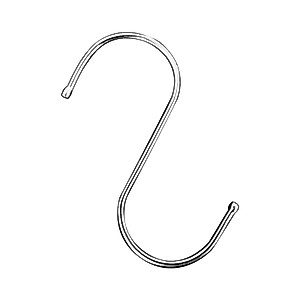 Hanging S Hooks, S Hook For Clothesline, Portable Hook For Clothes, S Hooks For Hanging Plants, Stainless Steel S Hooks, Non Slip S Hooks, Hangable Hooks For Hanging Plants, Clothes, Kitchen Utensil,