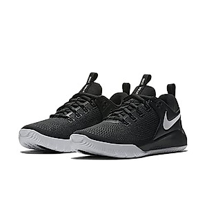 Nike Women's Zoom HyperAce 2 Volleyball Shoes (6.5 M US, Black/White)