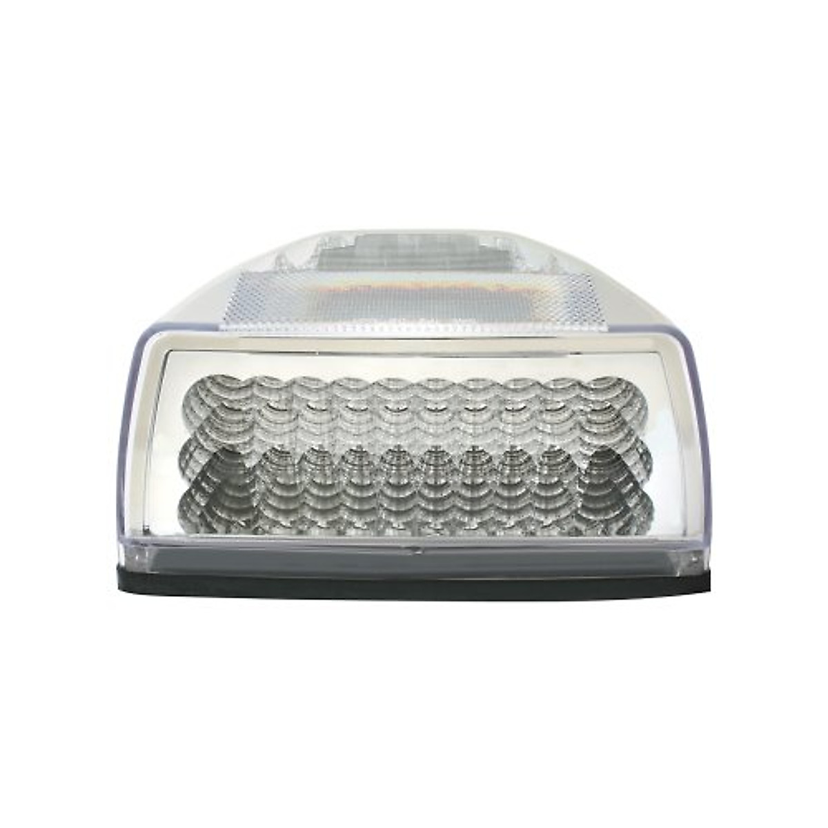 Grand General 77233 Amber Spyder 42-LED Peterbilt Headlight Turn Signal Sealed Light with 3 Wires for Front/Park/Turn Functions and Clear Lens