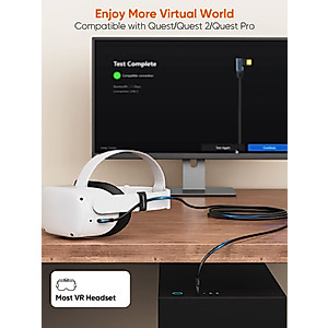 CableCreation 16FT Link VR Cable Compatible with Meta Quest Pro/Quest2/Pico4 and More VR Headset, 5Gbps USB C to C Highly Speed Cable, VR Headsets Accessories Gaming PC Link Cable 5 Meters