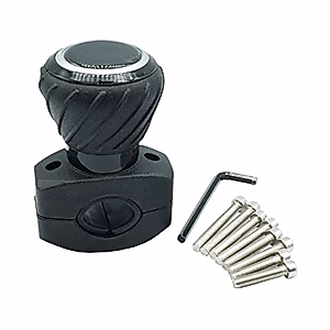 Dsnaduo 1 SET Deluxe Steering Wheel Spinner Knob TY26583 Compatible with John Deere Kubota Tractor, Lawn Mowers, Replaces for New Holland 73340101, Fits All Steering Wheels up to 1-1/4" Thick