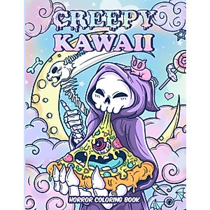 Creepy Kawaii Coloring Book: Pastel Goth Horror Coloring Pages For Adults (The Kawaii Coloring Collection)