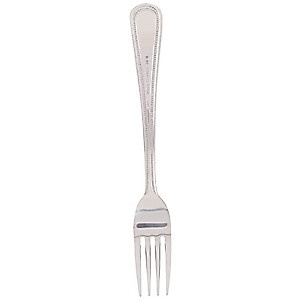 Winco 12-Piece Dots Dinner Fork Set, 18-0 Stainless Steel,Silver