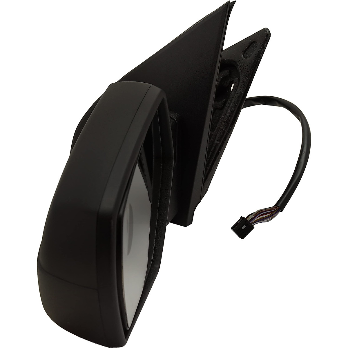 Kool Vue Driver Side Power Heated Mirror for Chevrolet Silverado 1500 GMC Sierra 1500 2014-2018 Power Fold With Signal Light, Memory & Puddle Lamp; Without Blind Spot Monitor Textured