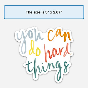 Swaygirls magnets | Cute fridge magnets | You can do hard things refrigerator magnet | Inspirational quotes | Be nice.