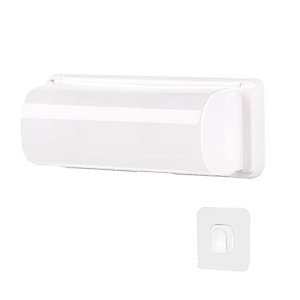 SamFansar Garbage Bag Holder No Punching Trash Bags Storage Space-Saving Self-Adhesive Transparent