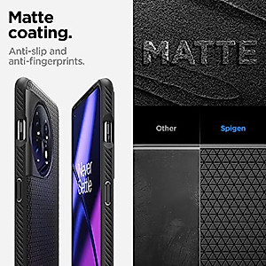 Spigen Liquid Air Armor Designed for OnePlus 11 Case (2023) - Matte Black