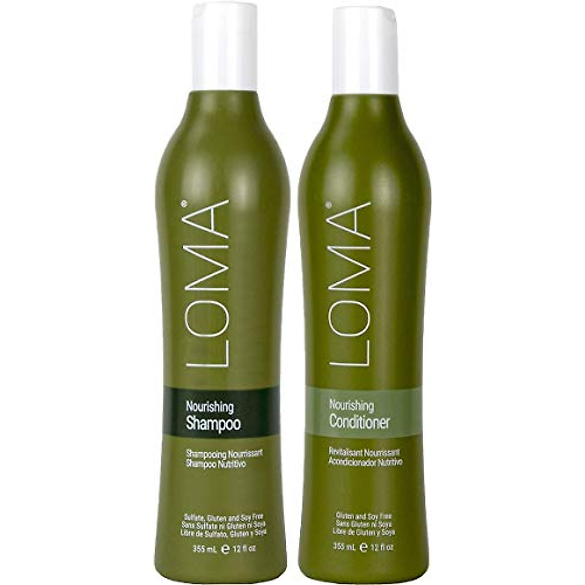 LOMA Nourishing Shampoo and Nourishing Conditioner (DUO PACK) 12 Ounce Each