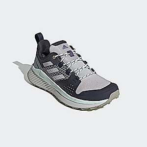 adidas Women's Terrex Folgian Hiker Hiking Boot, Ink/Solid Grey/Dark Green, 9.5 M US