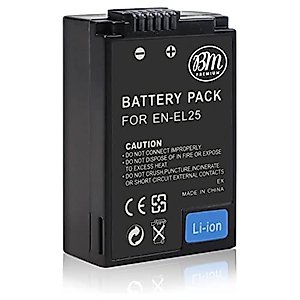BM Premium High Capacity EN-EL25 Battery for Nikon Z30, Z50, Z 50, Z fc Digital Cameras