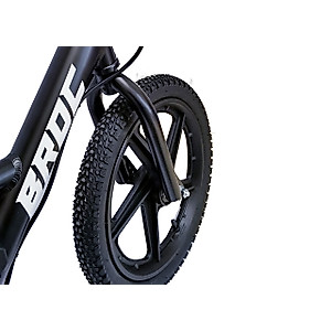 BROC USA Ebike for Kids, 16 Inch 24V Battery Operated, Black