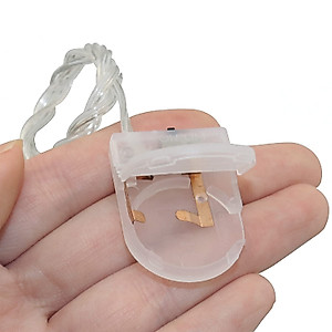 LRONG 6PCS Battery Holder Coin Cell Holder, Button Battery Holder, Battery Holder with Switch, Button Coin Cell Battery Holder with Leads On Off Switch