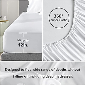 PURE ECO Rich Silk 6 Piece Satin Sheet Set Twin XL Size (39x80)+ Upto 12 Inch Deep Pocket Black Color Smooth Soft and Silk Satin Bed Sheets Twin Size Bedding Set