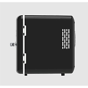 Frigidaire Portable Retro 6-can Mini Fridge, Black color - EFMIS137-Black