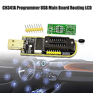 KOOBOOK 2Pcs USB CH341A Series Programmer Burner Chip 24 EEPROM BIOS Writer 25 SPI Flash