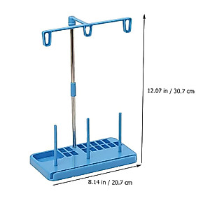 SEWACC 1 Set Universal Three-Wire Rack 3 Thread Stand Quilting Spool Holders Thread Holders Cone Thread Holder Sewing Machine Embroidery Supplies Single Line Embroidery Machine Plastic