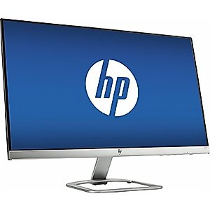 HP 27" Widescreen IPS LED Flat-panel HD Monitor, 1920x1080 at 60Hz, 7ms response time, 178 degrees horizontal and vertical viewing angles, 10,000,000:1 dynamic contrast ratio, HDMI