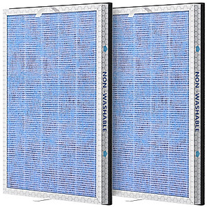 2 PACK MSA3/MSA3S True HEPA Replacement Filter Compatible with Membrane Solutions MSA3 and MSA3S Device, 3-Stage H13 True HEPA Filter
