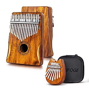MIFOGE Mini Kalimba Thumb Piano 8Keys & MIFOGE Kalimba Thumb Piano 17 Keys