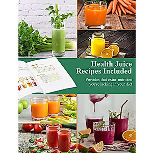 Juicer, Juicer Machines Easy to Clean, 3" Feed Chute Juicer Extractor for Whole Vegetable and Fruit, 2 Speeds Control for Soft & Hard Fruits, With Brush Easy to Clean, Anti-drip & Anti-slip Function