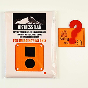 Goglobe Distress Flag for Boating Hiking Fishing Climbing Kayaking Camping 3 Feet