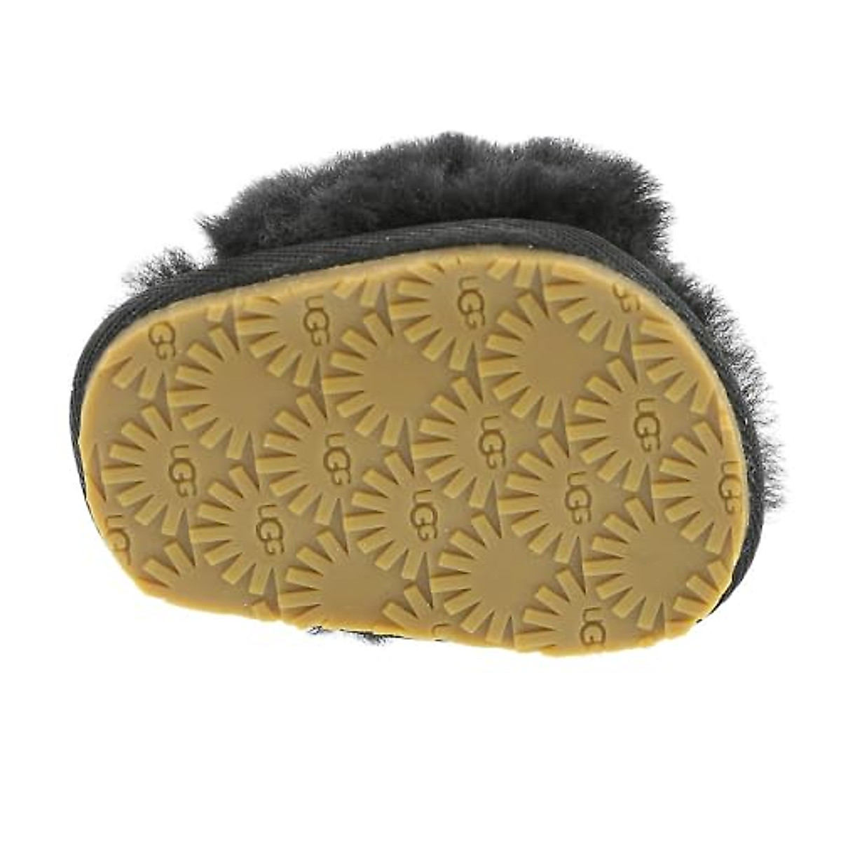 UGG Baby Fluff Yeah Slide Slipper, Black, 4-5 Infant