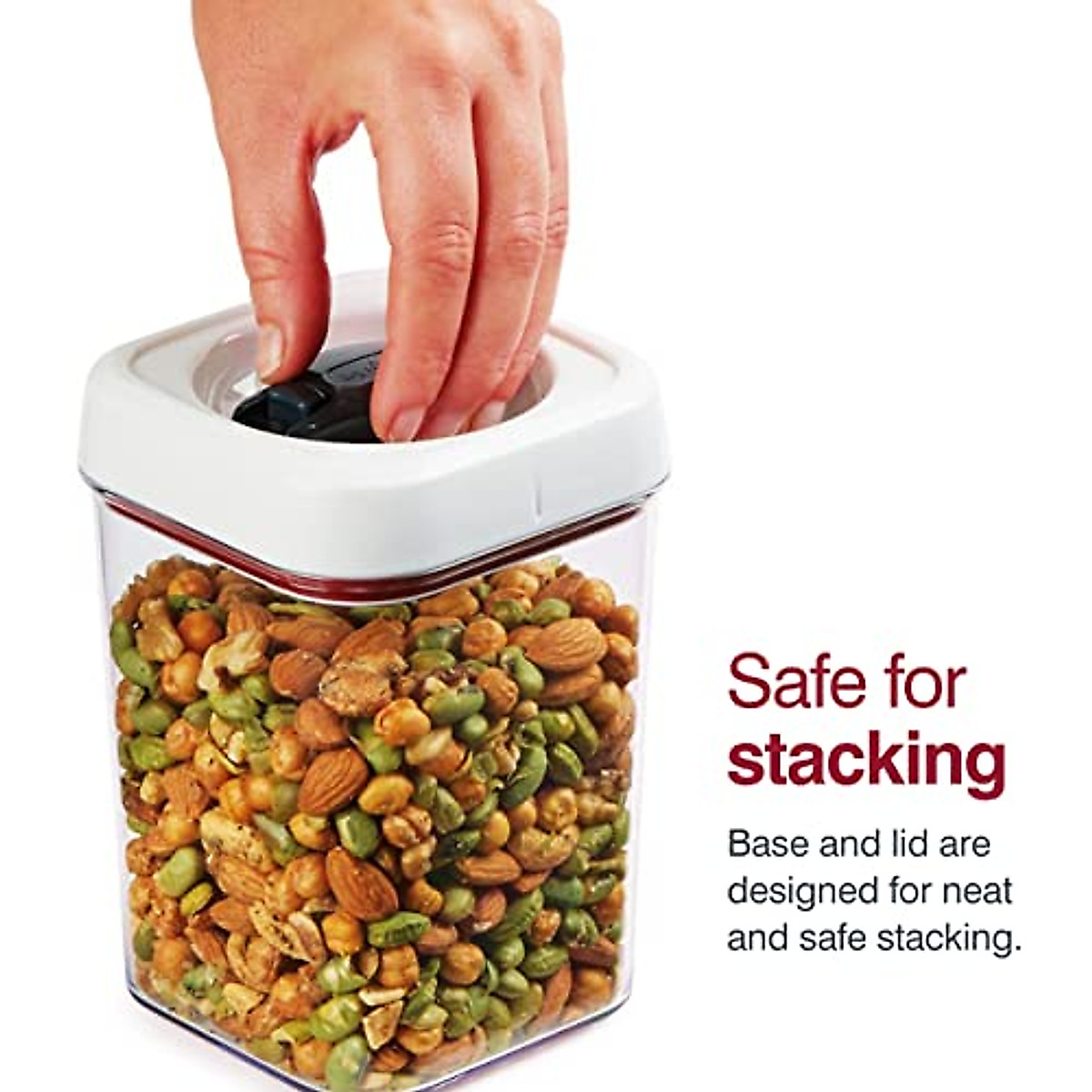 Zyliss Twist & Seal 33 oz. Storage Container - Airtight Food Storage Container - Coffee, Sugar, Cereal, Flour, Pasta and Snack Containers - BPA-Free Food Storage - 33 ounces (1.1qt)