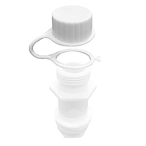 Drain Plug caps, for Igloo Cooler Threaded Drain Plug Caps with Tether. Cooler Replacement Parts. Replacement Cooler Threaded Drain caps. White Cooler Drain Plug Cover. Compatible with Igloo.Set of 2.