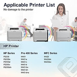 05A TESEN Compatible Toner Cartridge Replacement for HP CE505A 05A Toner for HP P2035 P2035n P2055d P2055dn P2055x Pro 400 M401 M401n M401dne M401dw MFP M425 M425dn M425dw Toners Cartridges Printer