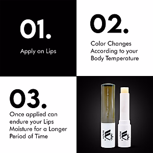 WBM Care Color Changing Lip Balm - Sustain, Repair, and Moisturize Your Lips with 3.3g of Nourishing Formula for Beautiful, Vibrant Color and Hydration