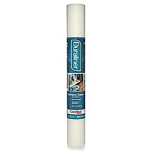 Con-Tact Brand Duraliner Shelf Liner, Non-Adhesive and Multi-Use Drawer Liner, Made of Vinyl, Waterproof Liner, 24" x 10', Diamond Clear
