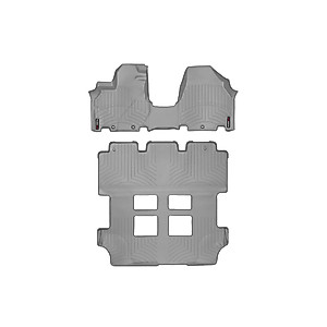 WeatherTech Custom Fit FloorLiners for Honda Odyssey - Full Set (463471-463412), Grey