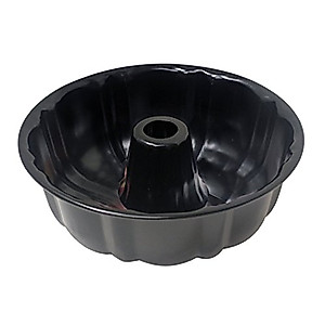 Home Basics Fluted Cake Pan, Non-Stick, 10" x 3"