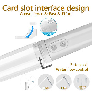 [2nd Generation] Portable Travel Bidet by GUSTYLE, IPX6 Waterproof Electric Bidet Sprayer with Automatic Decompression Film and Nozzle 180 Degree Adjustment (140ml)