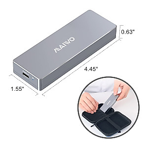 MAIWO MacBook SSD Enclosure, 12+16 PIN AHCI SSD to Type-C Adapter, USB3.2 GEN2x2 20Gbps, for 2013-2017 MacBook Pro Retina/Air/Mac Mini/Pro Apple Flash SSD
