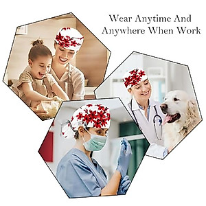 2-Pc Gourd-Shaped Working Cap,Fisherman Hat with Buttons and Cotton Sweatband,Pink Cherry Tree in Blossom