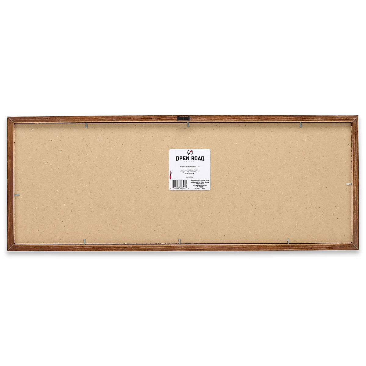 Open Road Brands ABC Nursery Wall Art - Large Modern Alphabet Nursery Picture - ABCDEFG Oh How Loved You'll Always Be