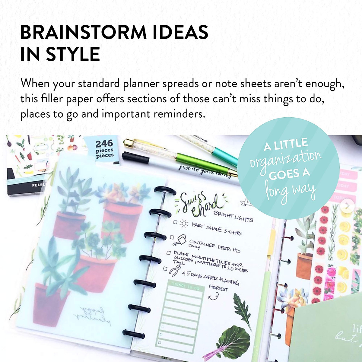 Me & My Big Ideas Planner SKN Big Fill, Soft Watercolor