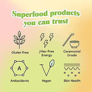 Golde Pure Matcha | Ceremonial Grade Matcha Powder | Green Tea Superfood with L-Theanine & Antioxidants (40g Tin)